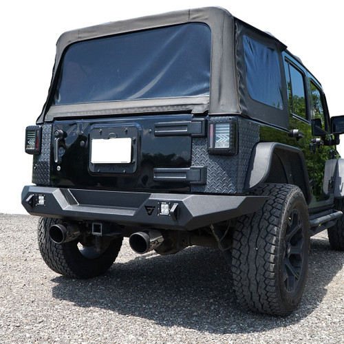 3D Pro Rear Bumper for Jeep Wrangler JK 2007-2018 - GENSSI