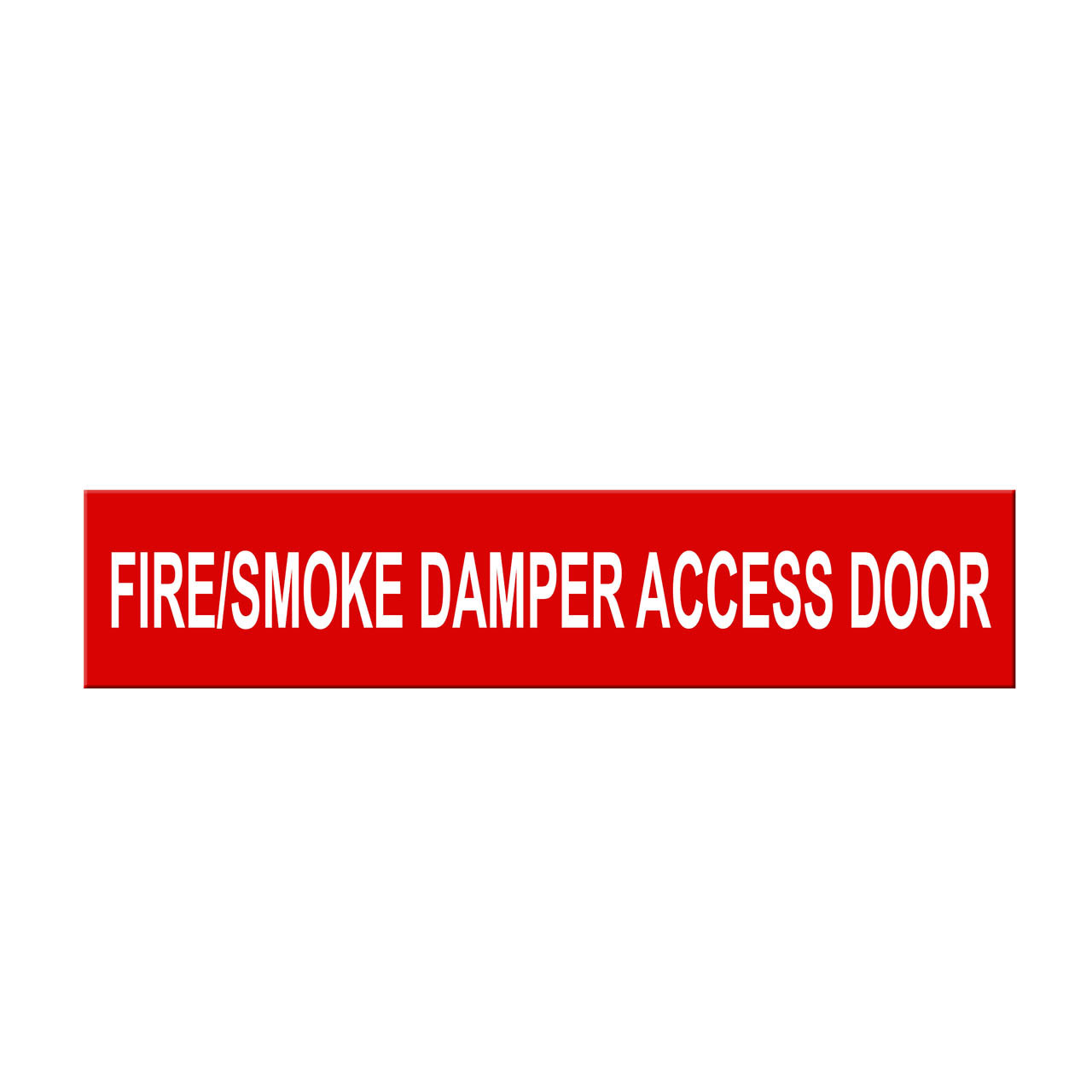 Marking Services Self-Adhesive Pipe Markers - Legend "Fire/Smoke Damper ...
