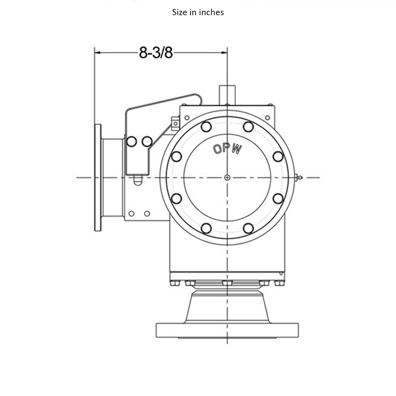 OPW 4 in. Compact Torsion Spring Base Swivel - John M. Ellsworth Company