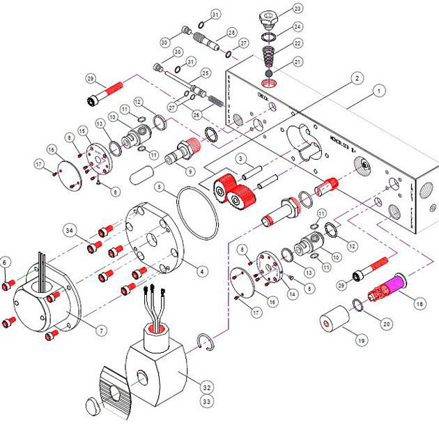 Enraf Mono-Block II Plus 1/2 in. Height Gear Kit - John M. Ellsworth ...