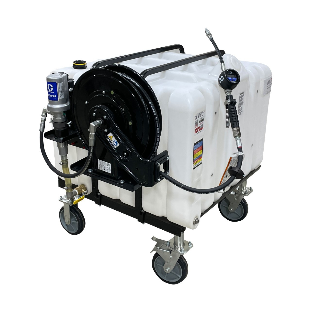 Rhino Tuff Tanks RTT-7202 120 Gallon 3:1 Mobile Cart System - Side ...