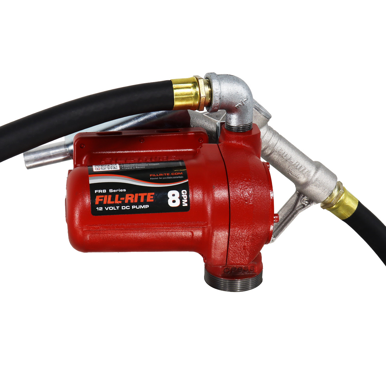 110 Gallon Aluminum Rectangle Fuel Transfer Tank w/ Fill-Rite FR8 8 GPM ...