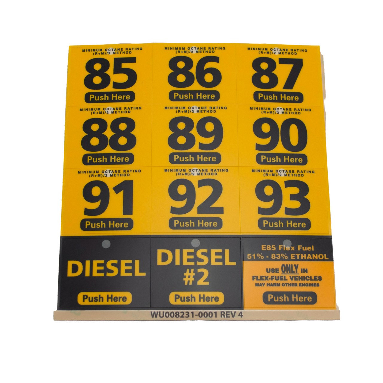 RDM WU008231-0001 85-93 Octane Actuator Decal Kit - Helix - John M ...