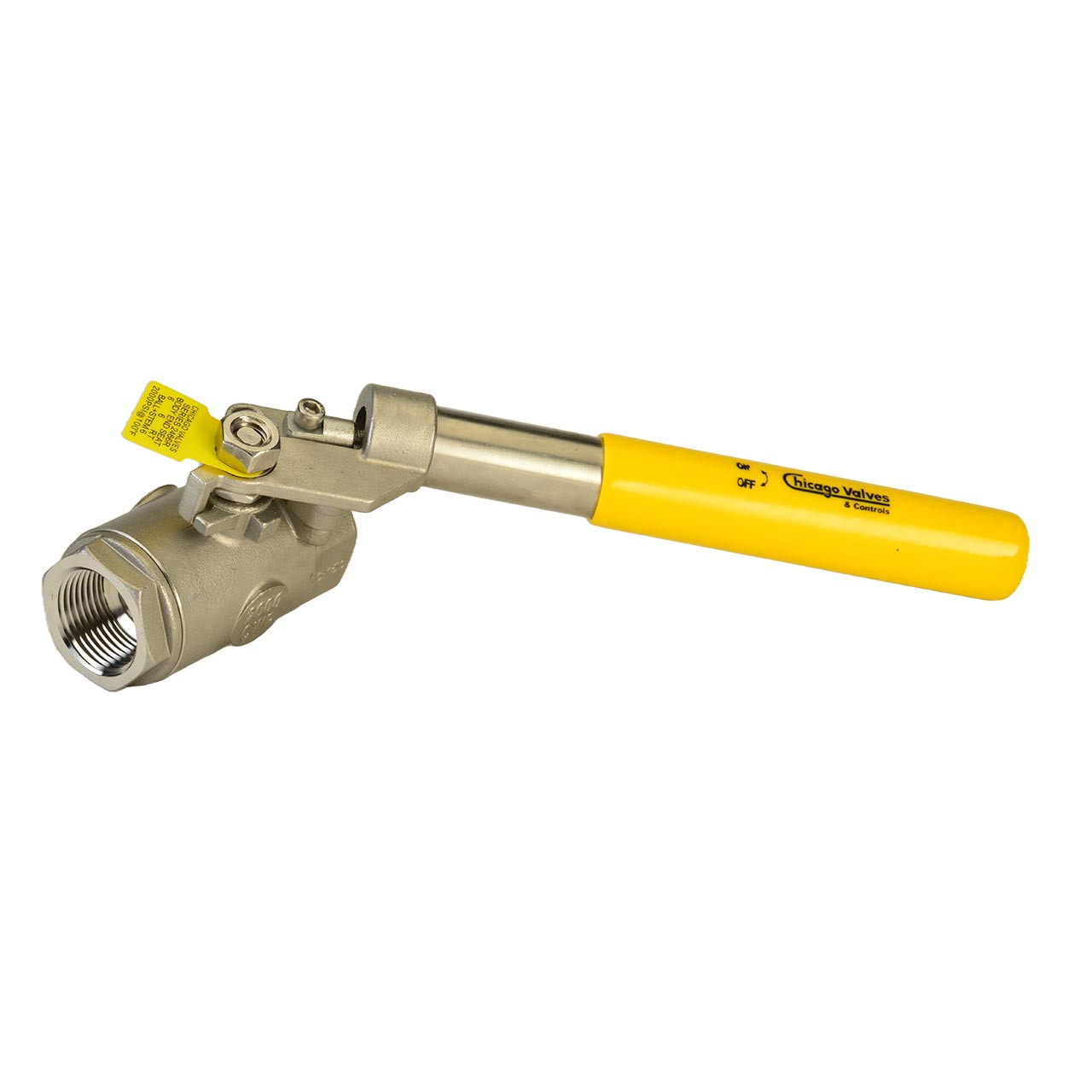 Chicago Valves 2466KSR020 2 in. Stainless Steel Ball Valve - Threaded ...