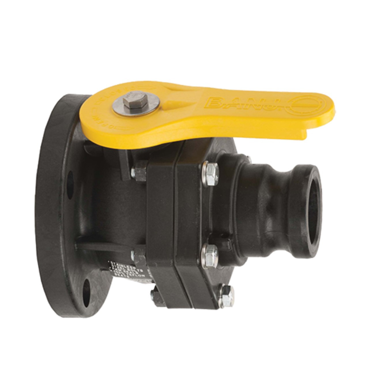 Banjo 2 in. Full Port ANSI Flange Ball Valves - Male Adapter x ANSI ...