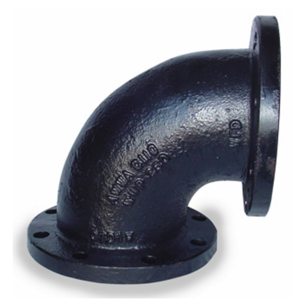 Smith Cooper 150# Ductile Iron 2 1/2 in. 90° Elbow Flanged Fittings ...