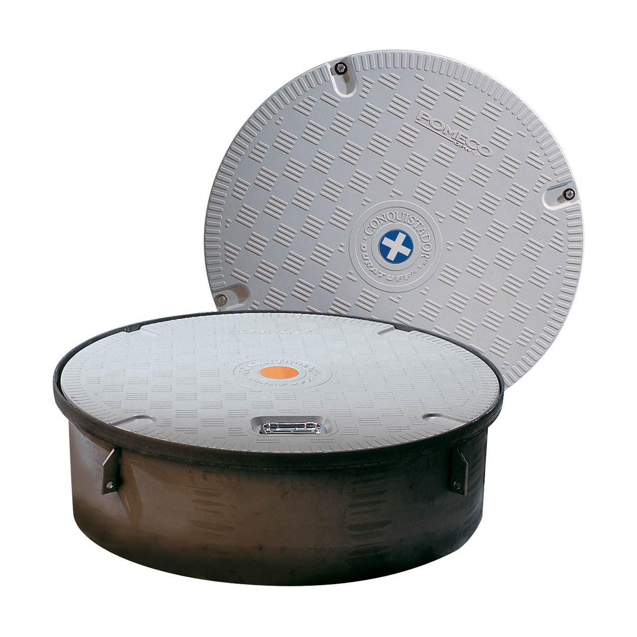 OPW Conquistador Plus 39 1/2 in. Plain Manhole Cover Assembly, Recess ...