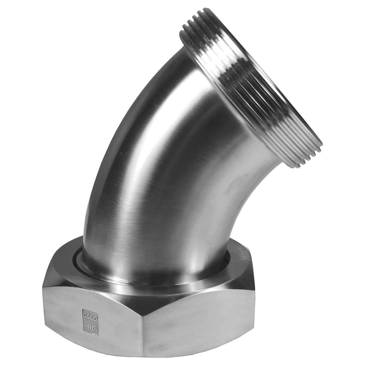 Dixon Sanitary B2P Threaded Bevel Seat x Plain Bevel Seat 45° Elbows ...