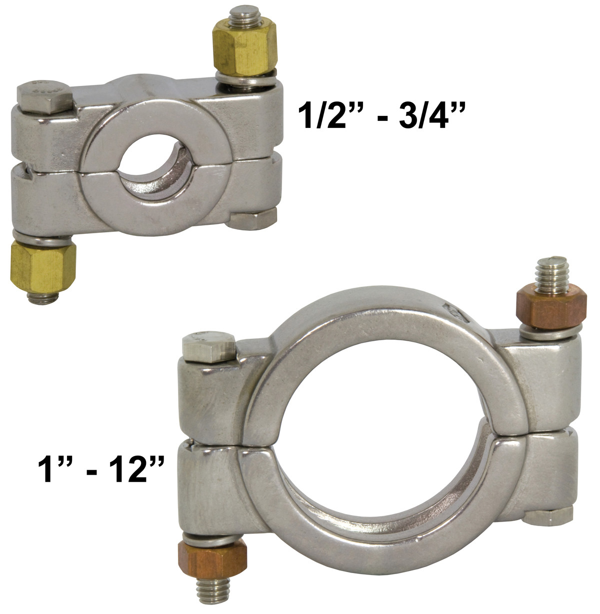 Dixon Sanitary 13MHP Series Bolted Clamps - John M. Ellsworth Co. Inc.