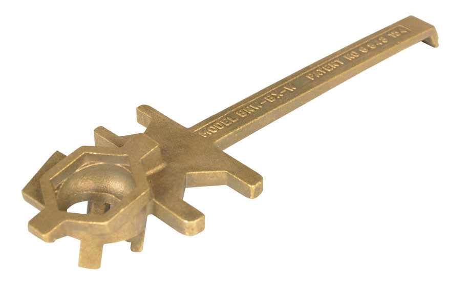 Vestil Bronze Universal Bung Wrench - John M. Ellsworth Co. Inc.