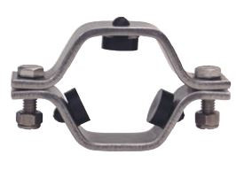 Dixon Sanitary B24RV Pipe Size Hex Hanger with Rubber Grommets - John M ...