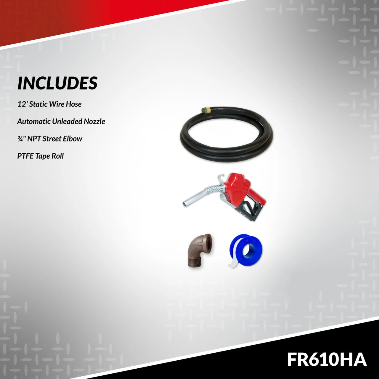 Fill-Rite FR610HA 115V AC Fuel Transfer Pump w/ Auto Nozzle - 15 GPM ...