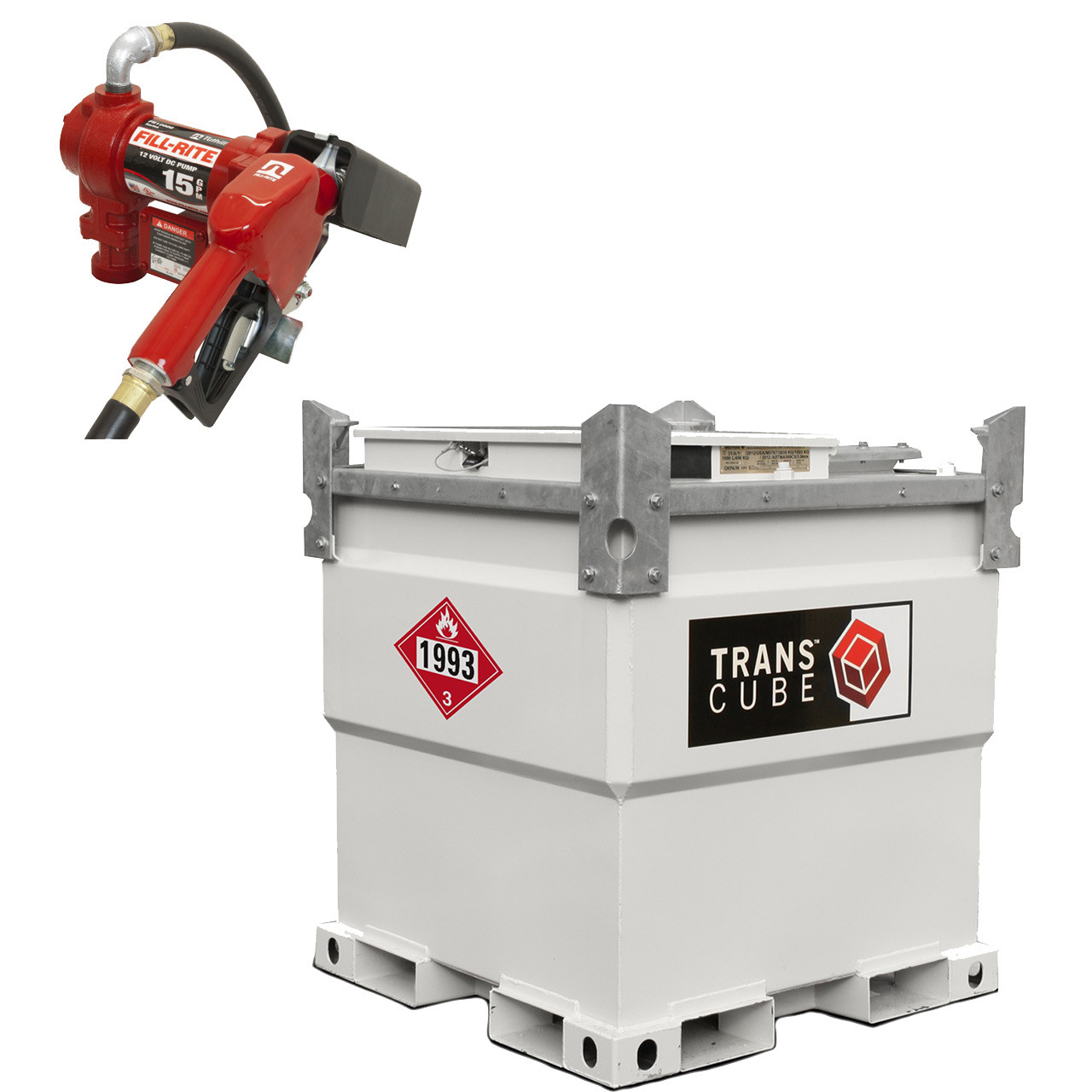 Western Global 251 Gallon TransCube Transportable Fuel Storage Tank ...