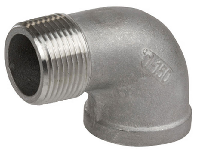 Smith Cooper Cast 150# Stainless Steel 1 1/4 in. 90° Street Elbow ...