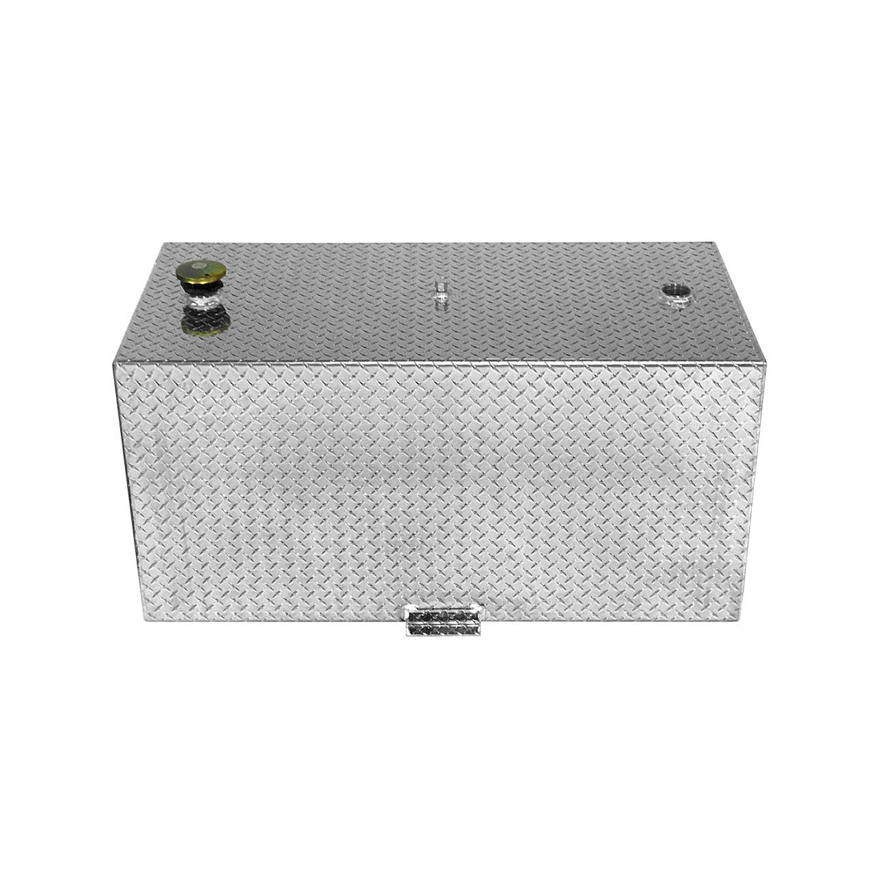 98 Gallon Aluminum Rectangle Double Wall Fuel Transfer Tank - John M ...