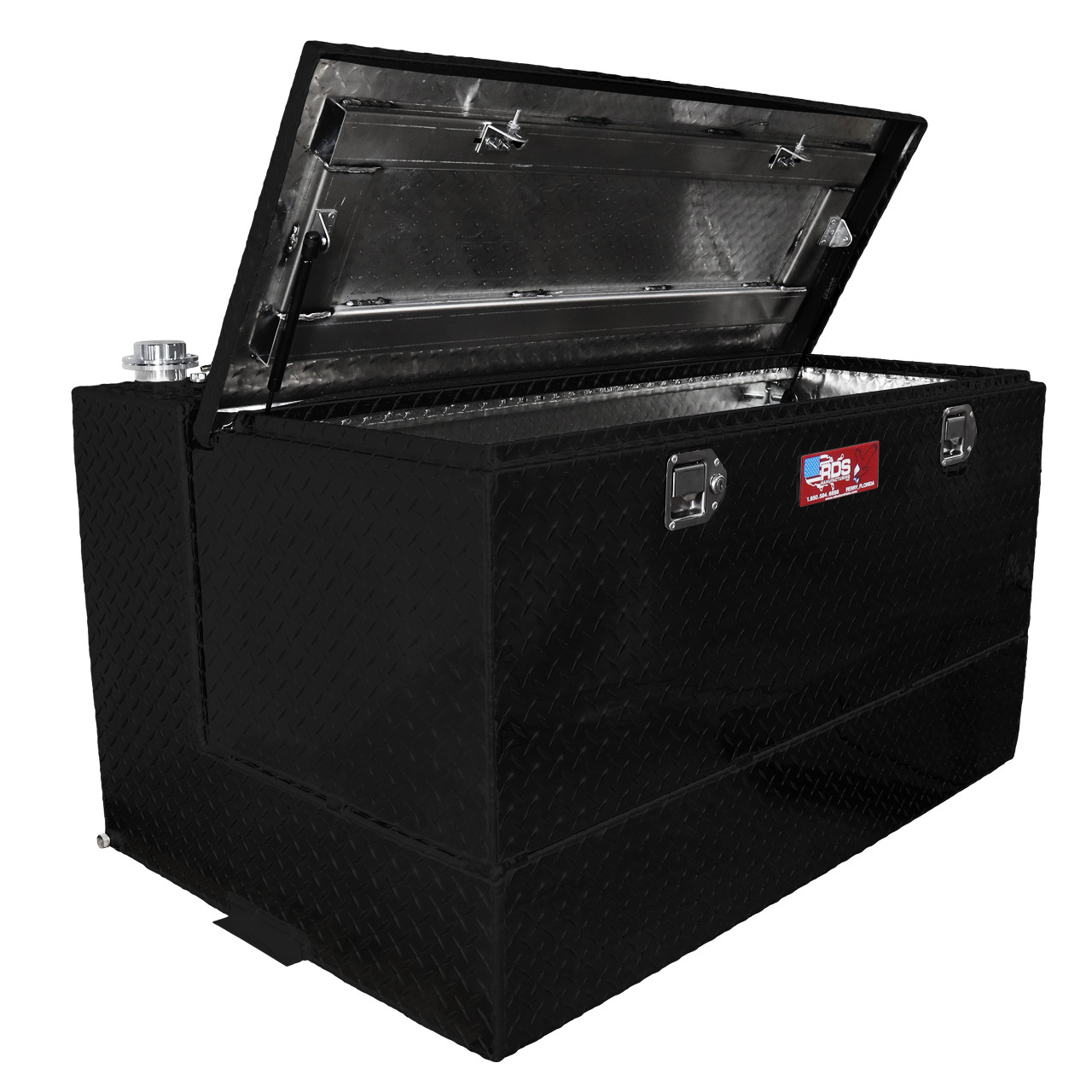 RDS 95 Gal. Powder Coated Al. L-Shaped Transfer Tank/Toolbox