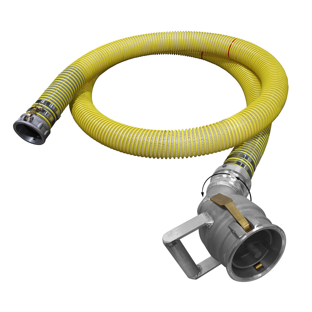 Kuriyama VaporFlex 4" Heavy Duty Vapor Recovery Hose Assemblies w/ C x ...