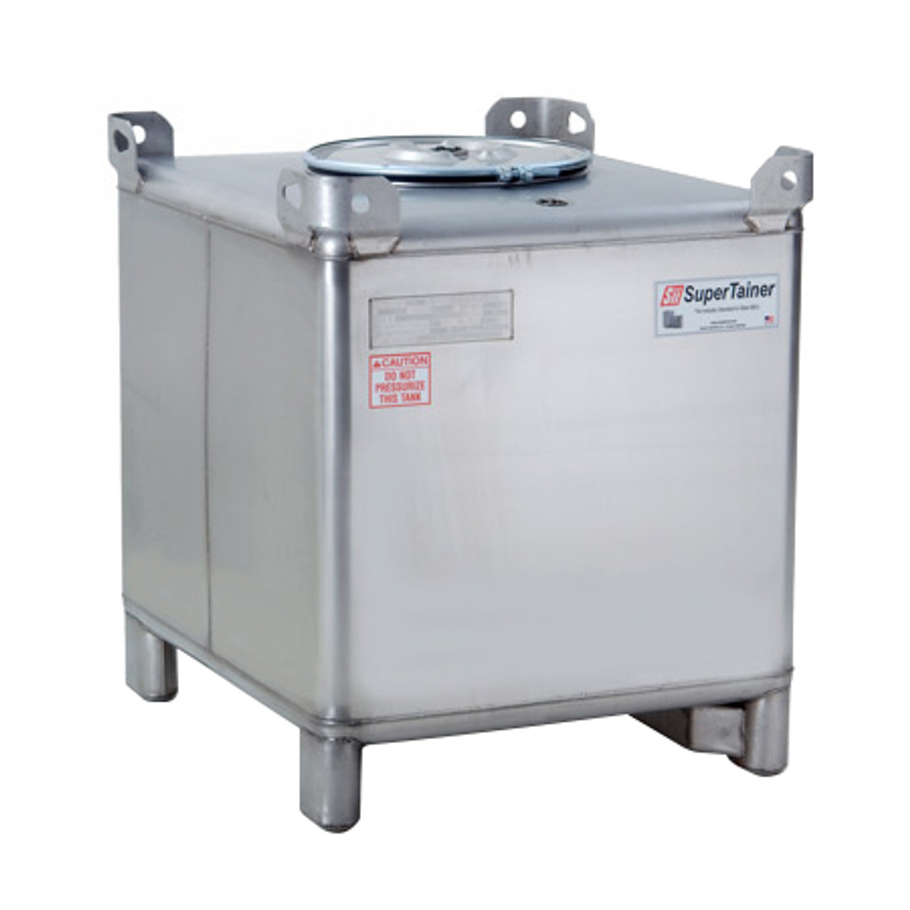 Snyder Industries 446 Gal. Supertainer Stainless Steel IBC Tote Snyder Industries 446 Gal. Supertainer Stainless Steel IBC Tote