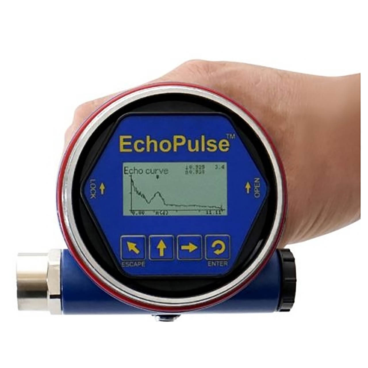 Flowline EchoPulse® LR15 Non-Contact Liquid Level Sensor Transmitter w/ 26 GHz Pulse Radar, 98.4 ...