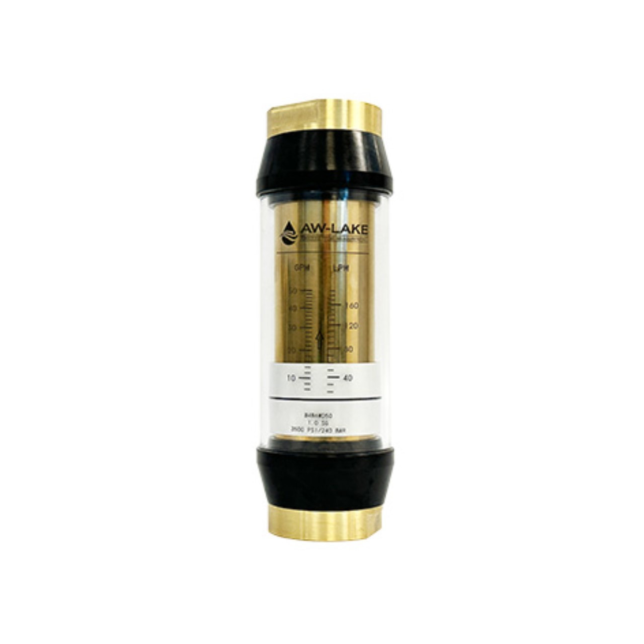 AW-Lake B3B6WB05 1/4 in. - 1/2 in. Port 1/2 in. NPTF Basic Inline ...