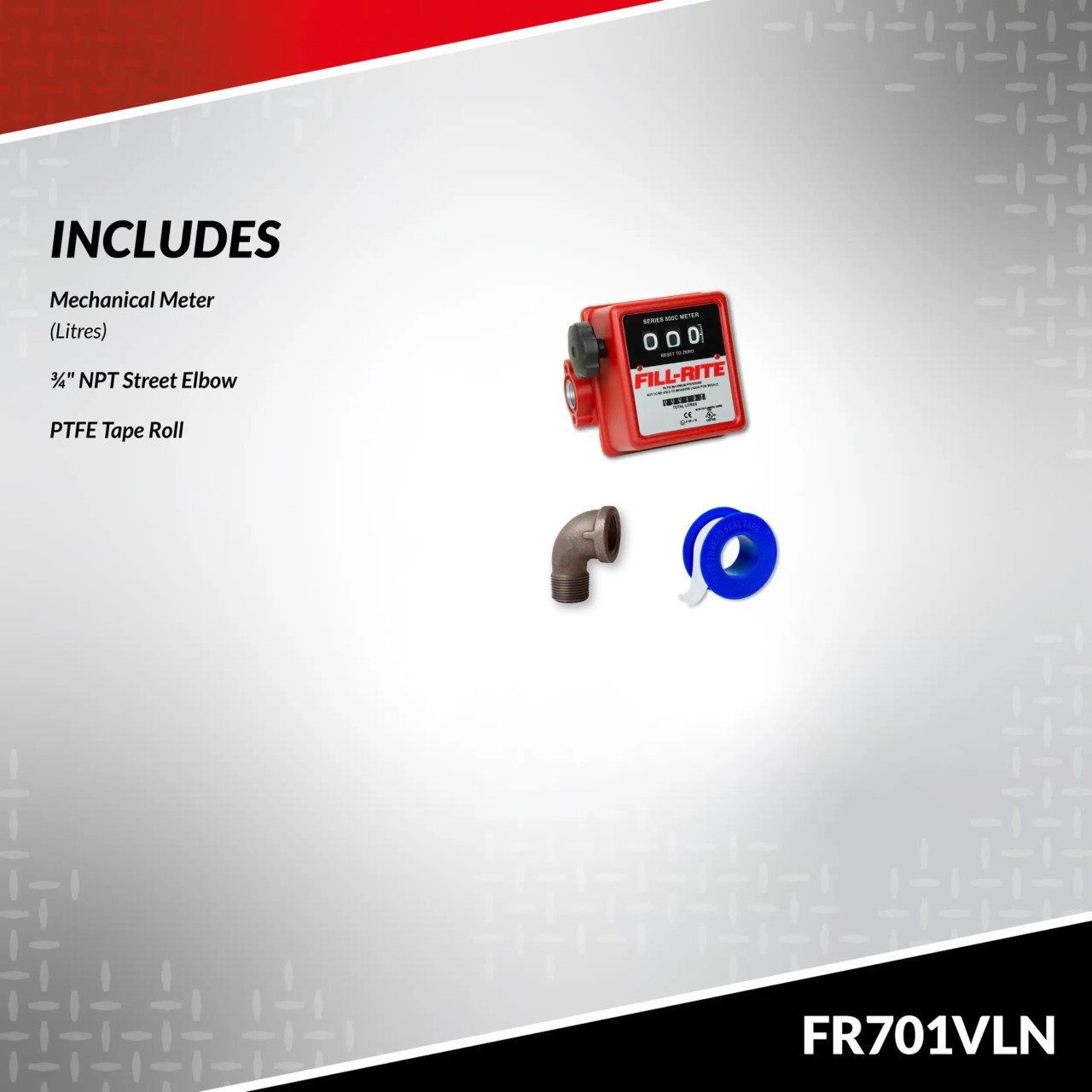 Fill-Rite FR701VLN 115V AC Fuel Transfer Pump w/ Meter - 75 LPM - Read ...