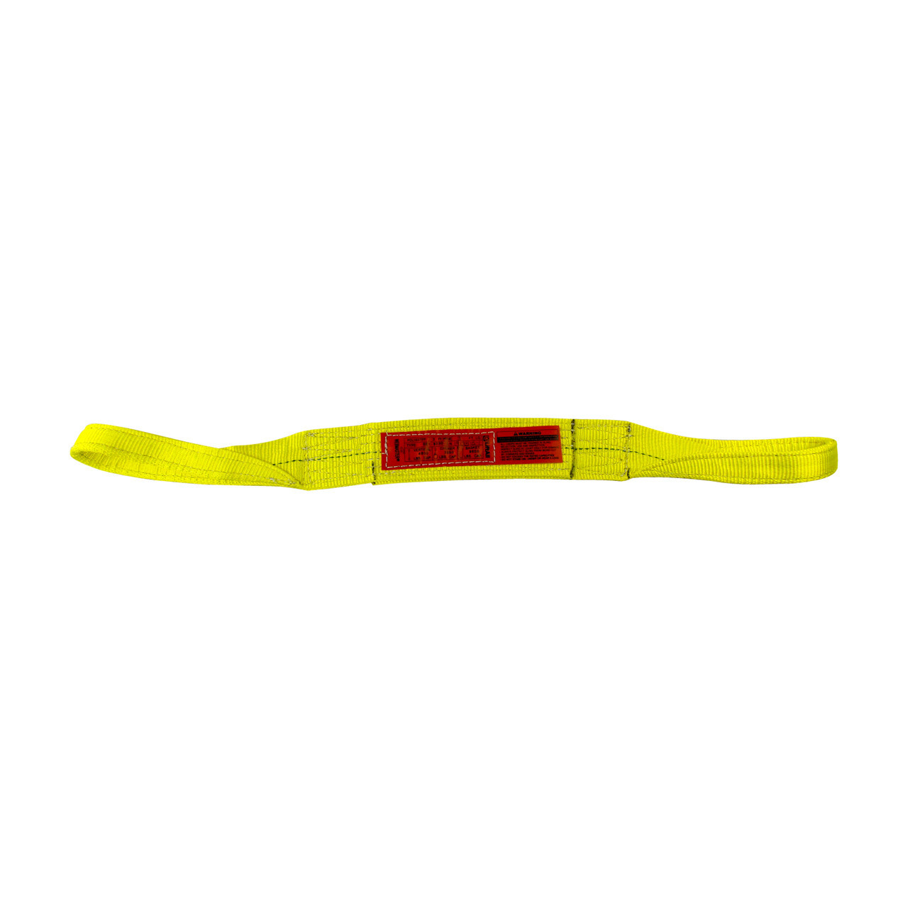 Lift-All Webmaster 1600 Poly. Web Sling, 2" Width, 2-Ply, Eye & Eye (E ...