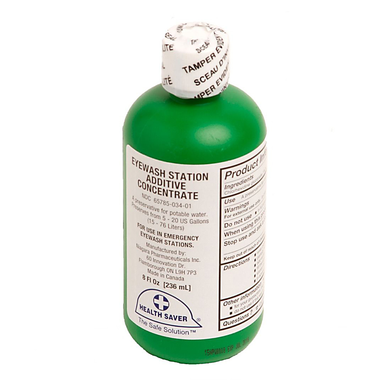 Hughes Safety ADDR4PKUS Water Treatment Additive for Eyewash Stations ...