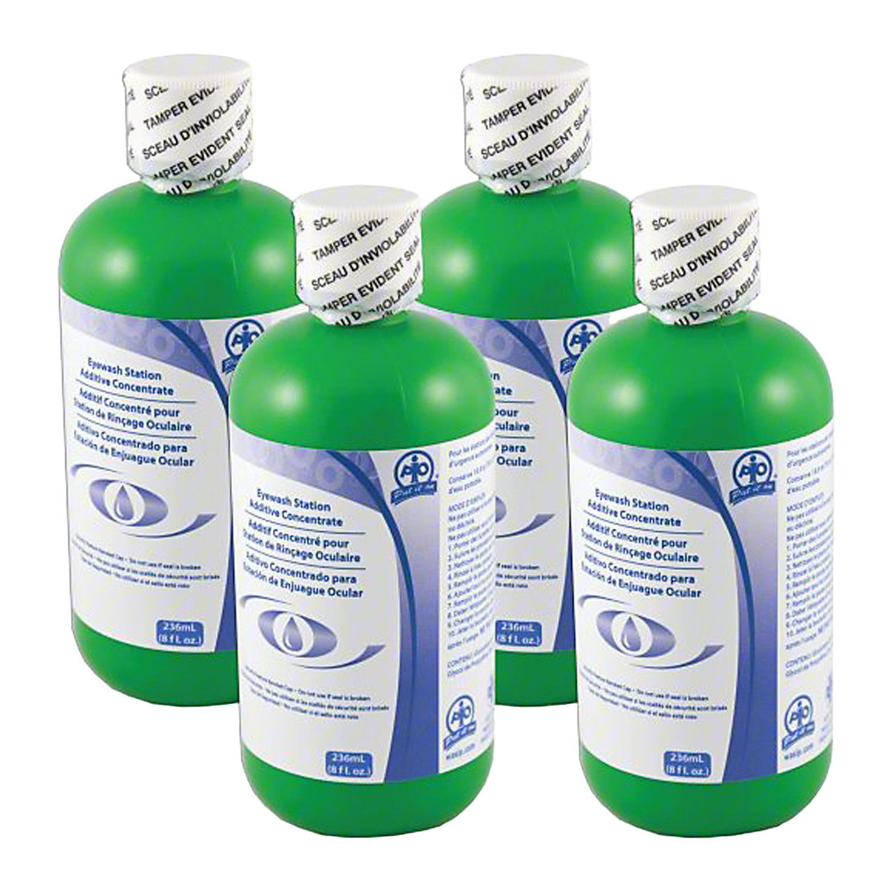 Hughes Safety ADDR4PKUS Water Treatment Additive for Eyewash Stations ...