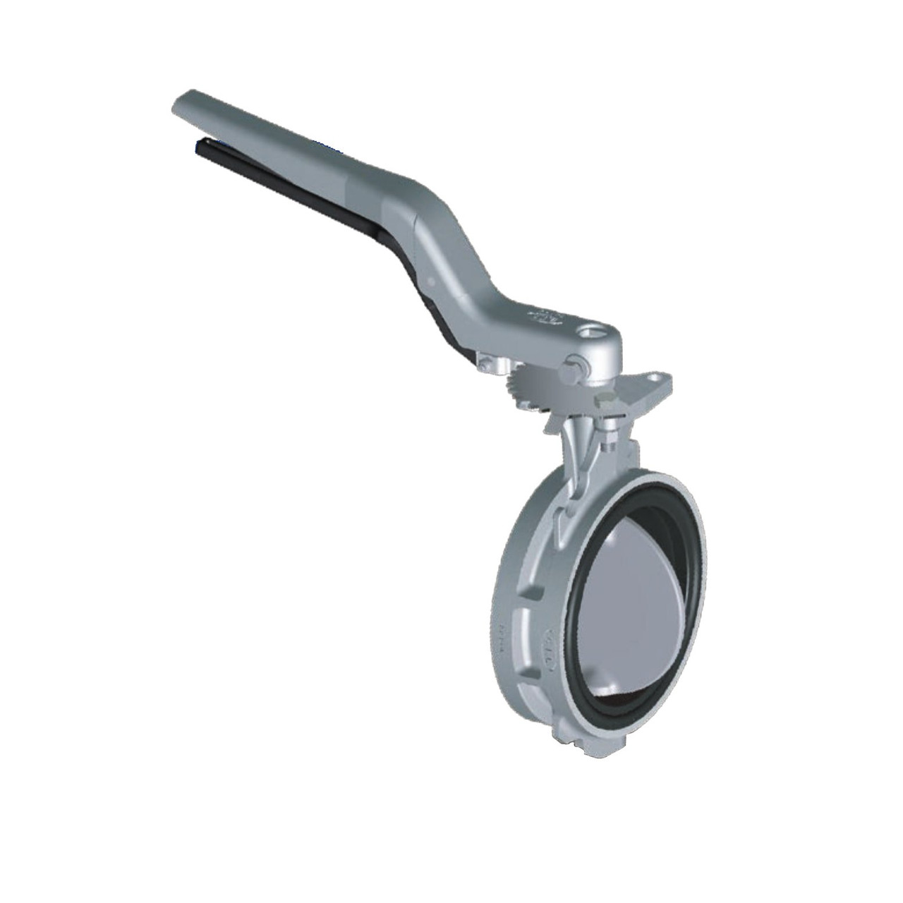 BTI 6-600-500-H10 6 in. Aluminum Body Butterfly Valve w/ Ductile Disc ...