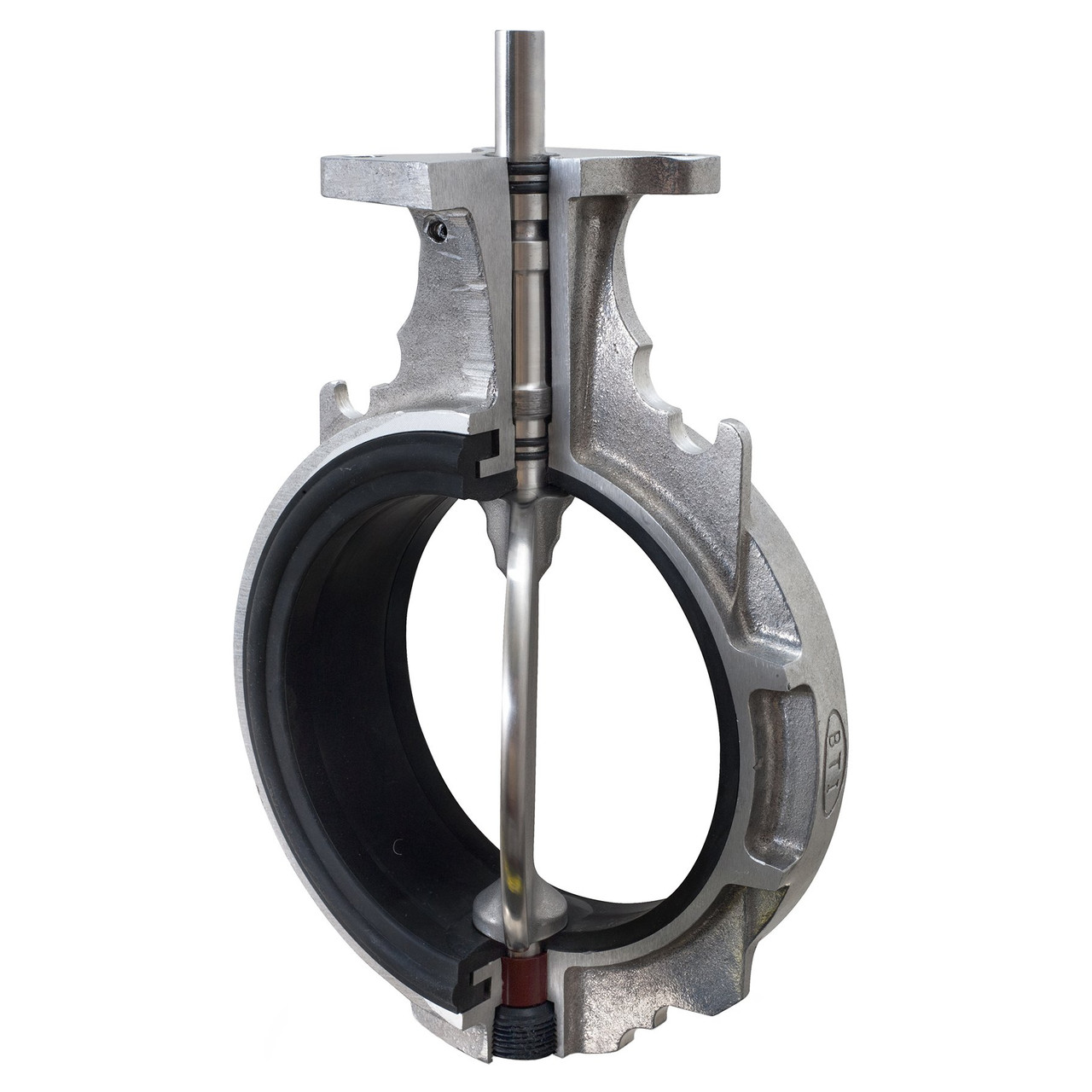 BTI 6-600-500-H10 6 in. Aluminum Body Butterfly Valve w/ Ductile Disc ...