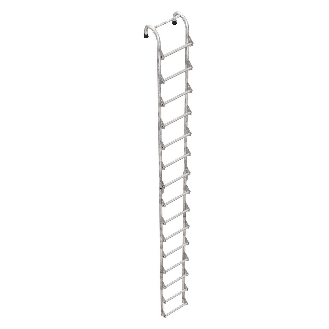 Vestil NTAL-15-HDG 15 Step Galvanized Tank Access Ladder 300 Lb ...