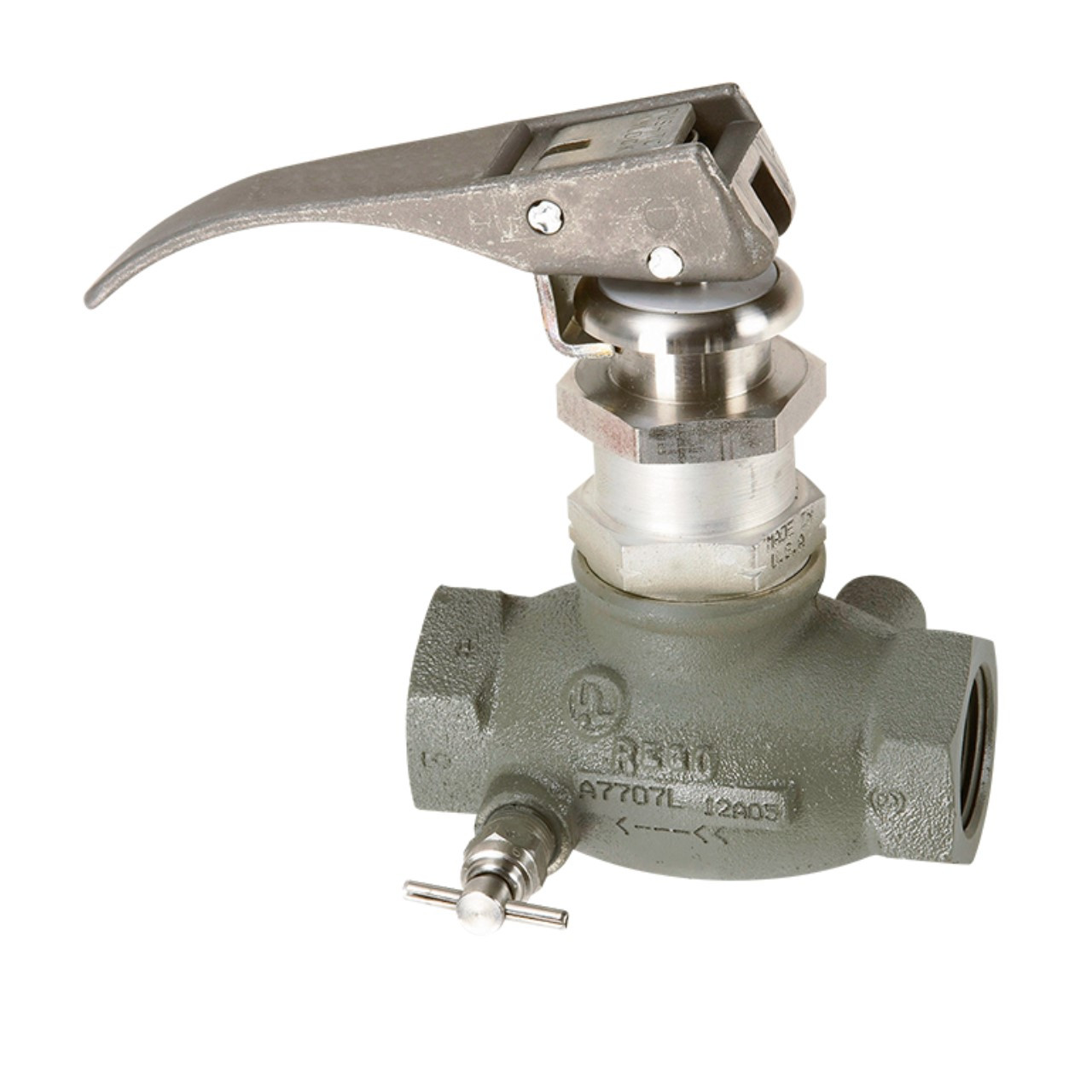RegO A7707L 1 in. FNPT 18 GPM Quick-Acting Hose-End Globe Valve w ...