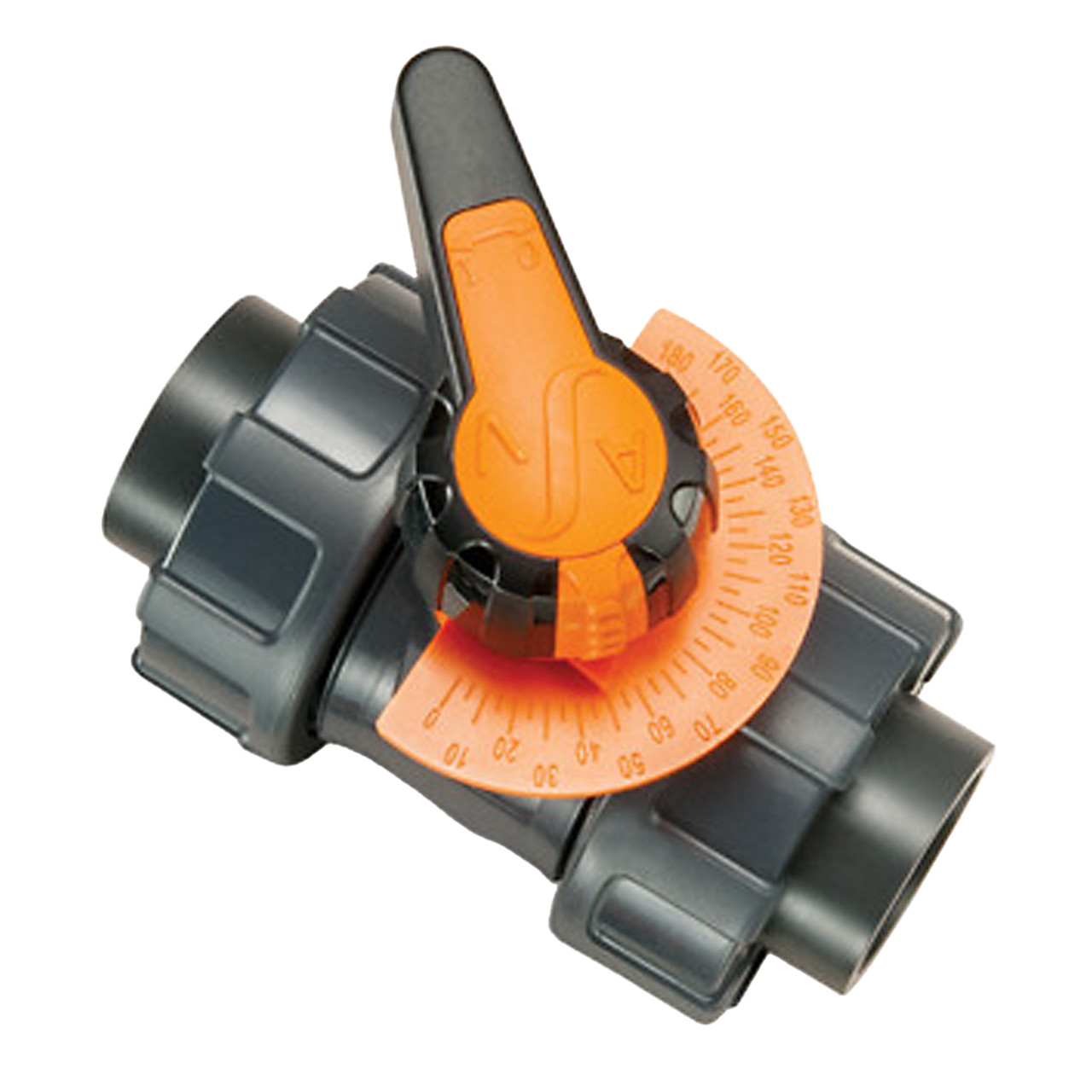 Chemline Plastics SM Series Metering Ball Valve, PP Body, EPDM Seal ...