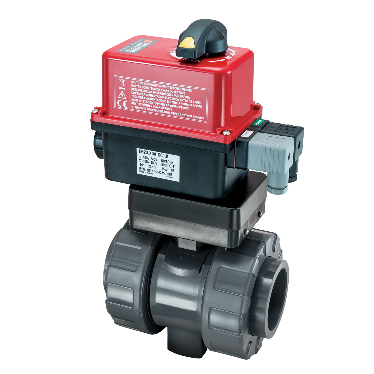 Chemline Plastics Electric Actuator for Type 25 TU Ball Valves - John M ...