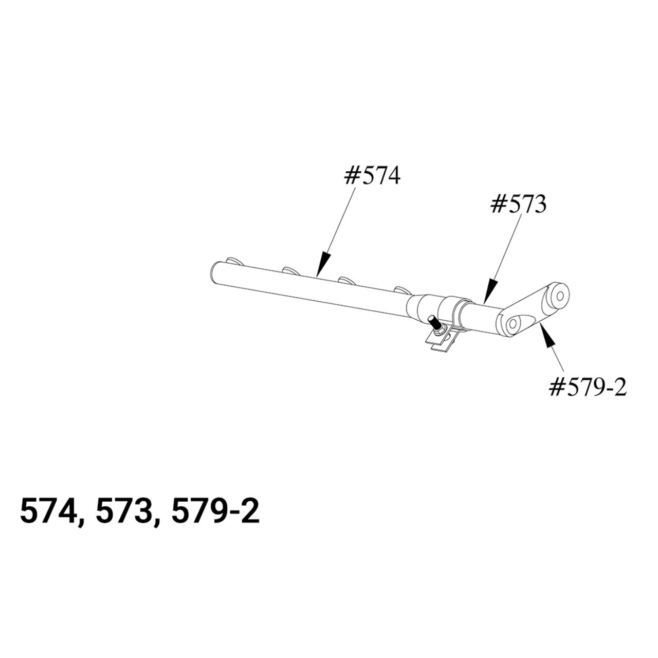 Merritt 574 32 in. Chrome Post Mount - John M. Ellsworth Company