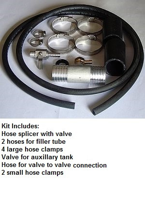 51 Gallon Aluminum Rectangle Auxiliary Tank - Diesel W/ Install Kit ...