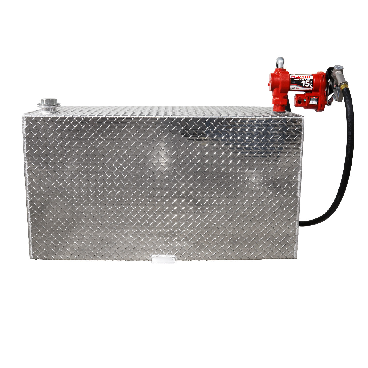 RDS Manufacturing 113 Gallon Aluminum Rectangle Transfer Tank w/ Fill ...