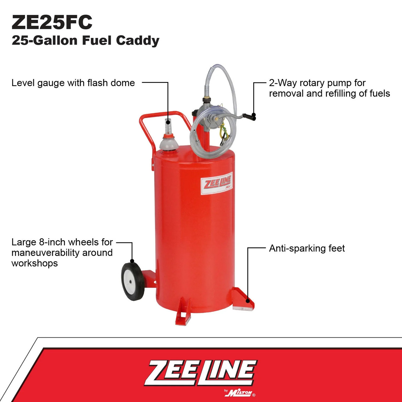 Milton Fuel Caddy - 25 Gal - John M. Ellsworth Company