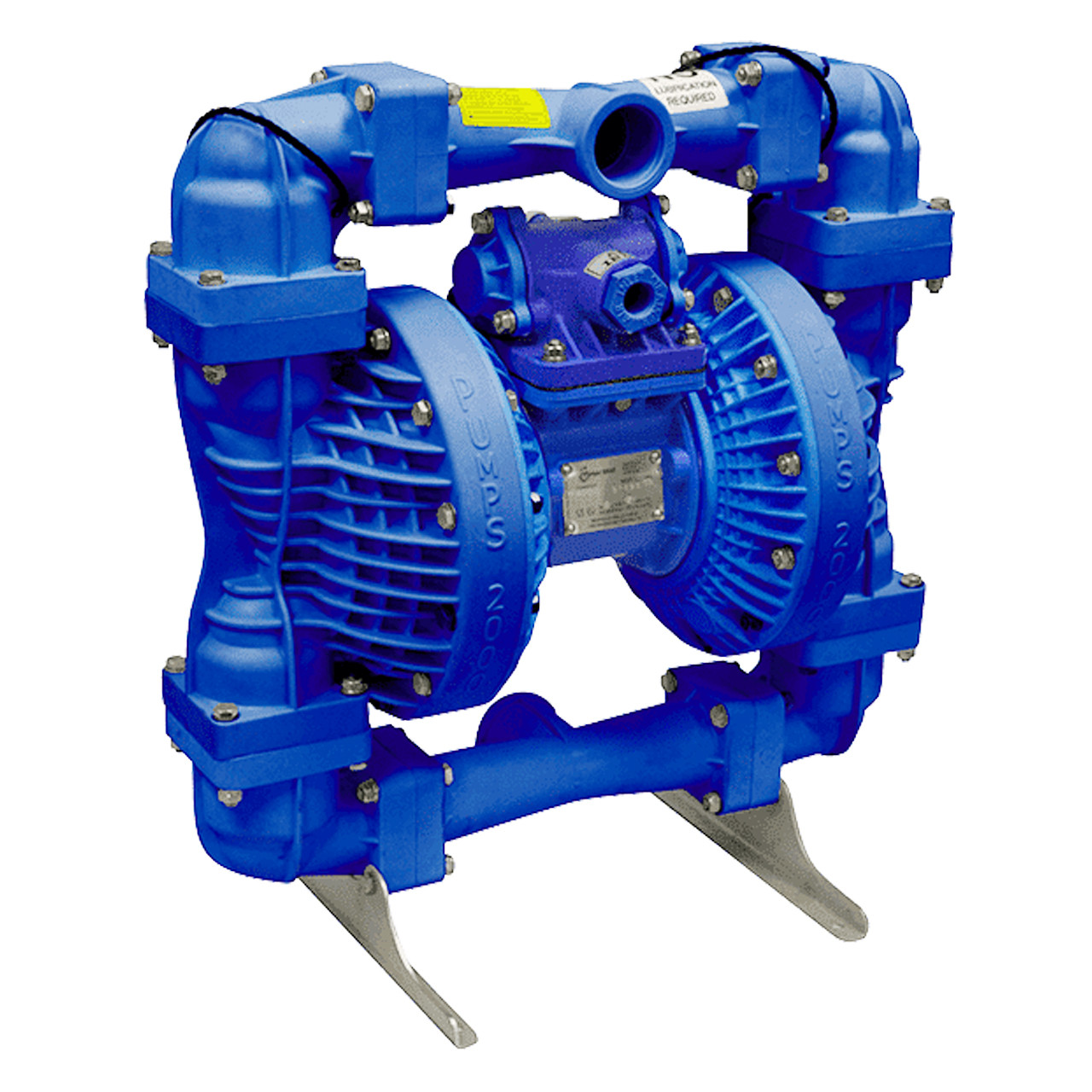 Pumps 2000 Blue P40BB02 1 1/2 in. Poly Diaphragm Pump, Santoprene Balls ...