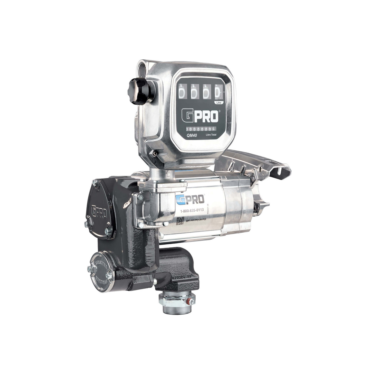 GPI GPRO 35 GPM 120V Fuel Transfer Pump, Pump Only, Fuel Meter (Liter ...