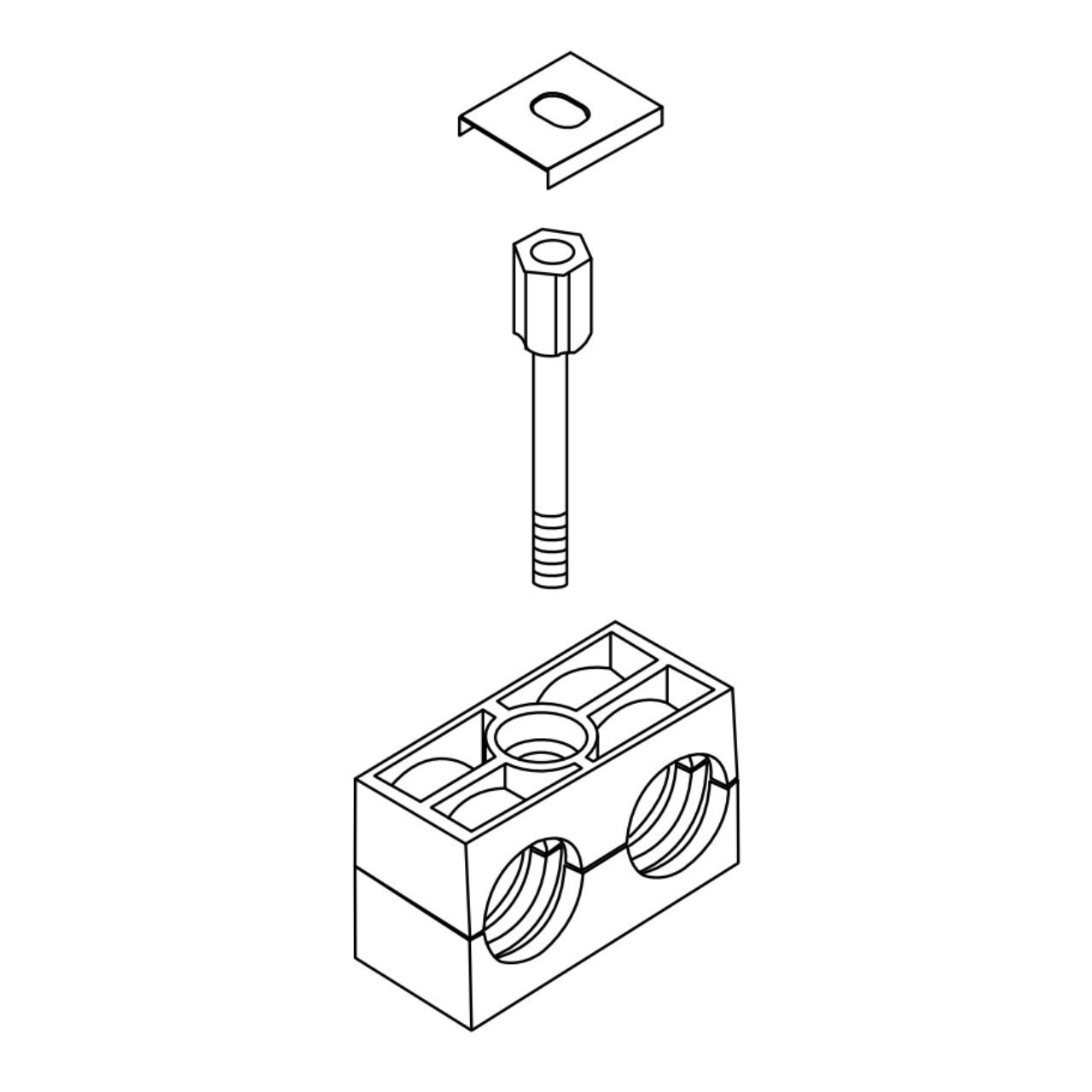 PCI AT5-42.4-SK 1.67 in. Diameter Twin Polypropylene Hydraulic Pipe ...