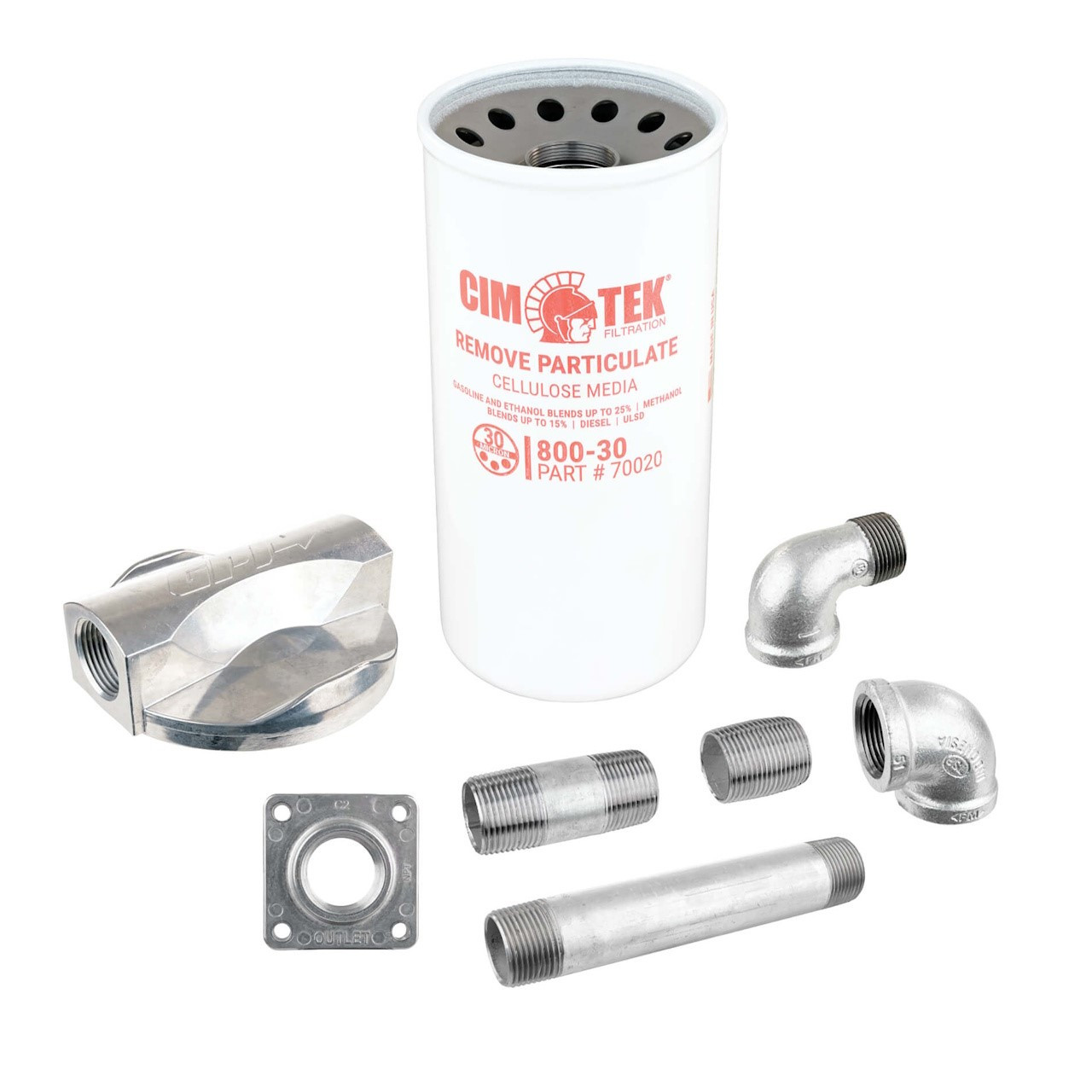 GPI 133537-01 1 in. NPT 40 GPM 30 Micron Fuel Filter Kit - John M ...
