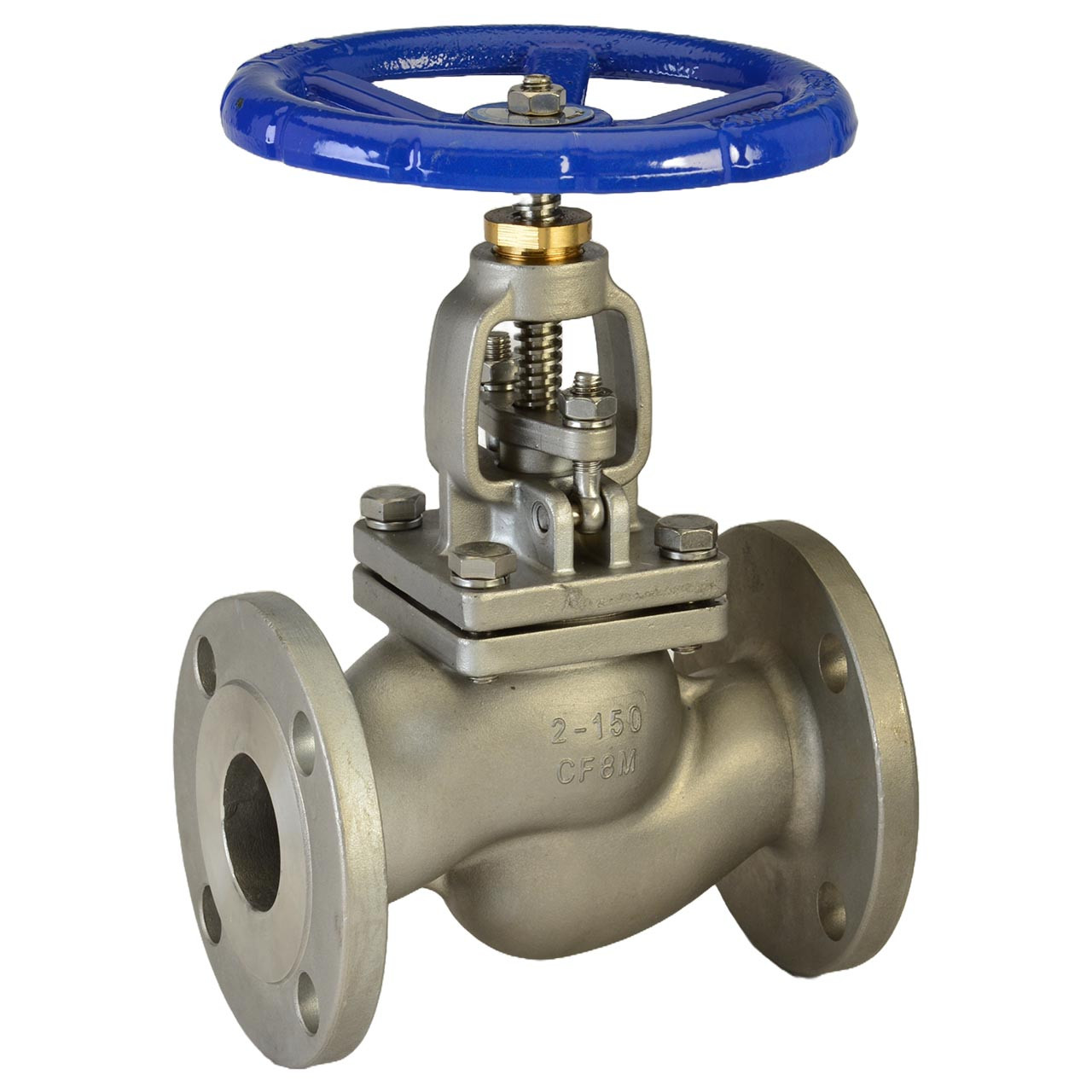 Chicago Valves 31631015 1 1/2 in. Stainless Steel Globe Valve - Flanged ...