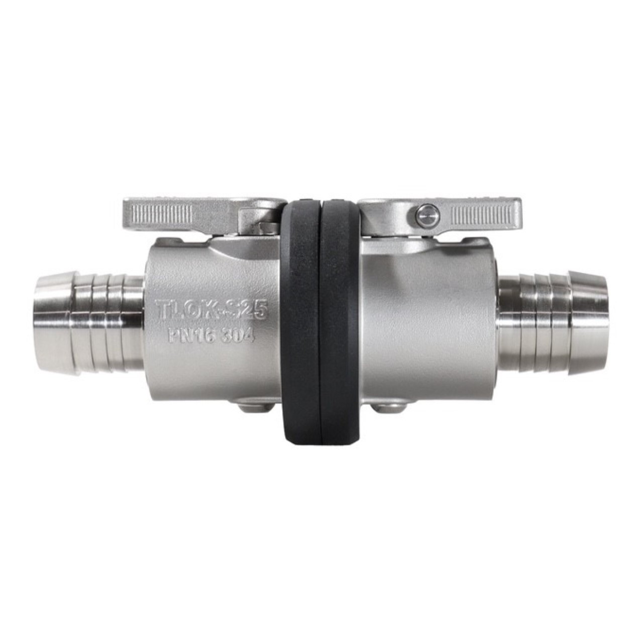 DataMate 1 in. 304 Stainless Steel Dual Interlock Quick Coupling for ...