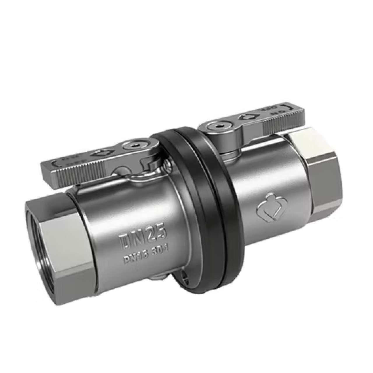 DataMate 1 in. 304 Stainless Steel Dual Interlock Quick Coupling for ...