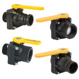 Banjo Stubby Valve 2 in. Full Port Ball Valve - 2 in. Male Adapter x 2 ...