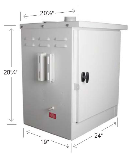 Morrison Bros. 715 Series 10 Gal Powder Coated Steel AST Remote Fill ...