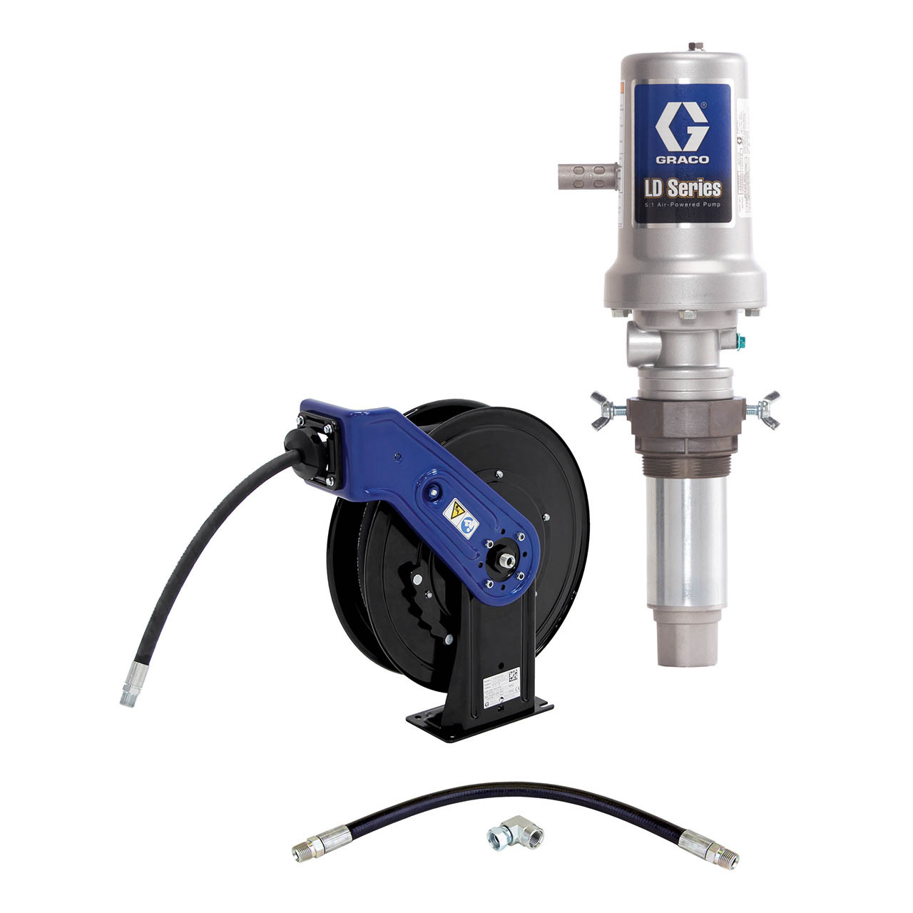 Graco LD Series 5:1 6.7 GPM Oil Tank Pump Package w/ Manual Meter - 750 ...