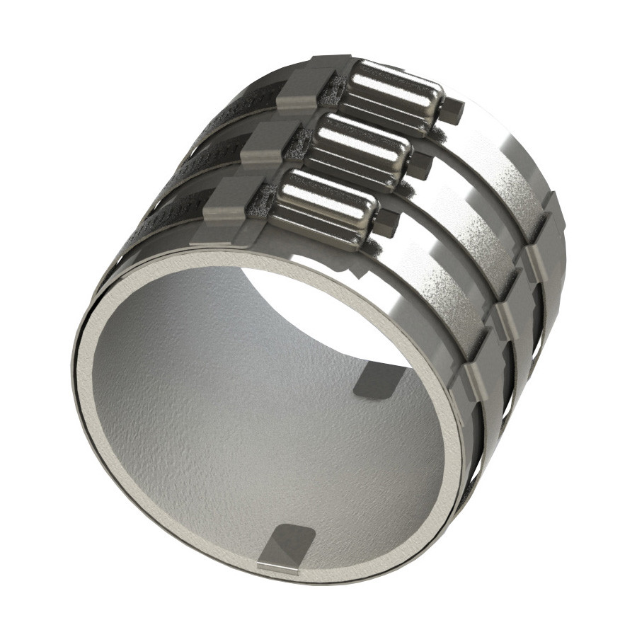 Dixon 2 in. Stainless Steel Pipe Band Clamps w/ Nitrile Rubber Seal ...