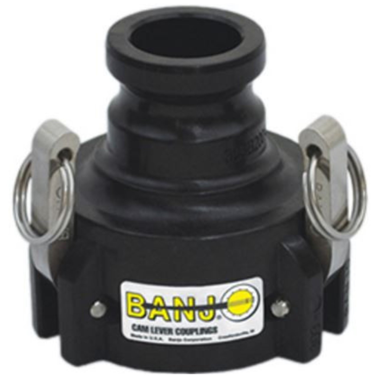 Banjo Poly Locking Cam Lever 3 in. Female Coupling X 2 in. Male Adapter ...